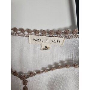 Parallel Skies | Tops | Parallelskies Embroidered Peasant Top Size ...